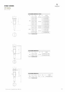 Self Aligning Screws | Visottica Group